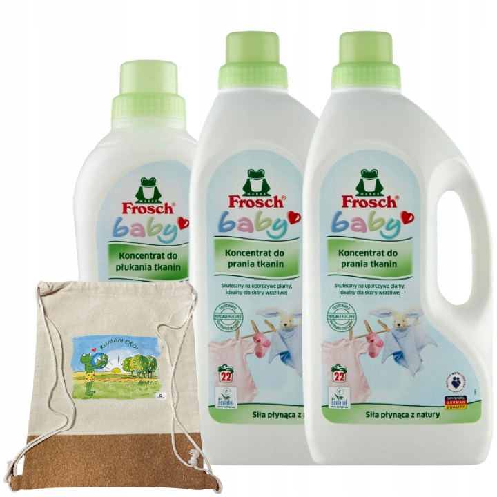 Frosch Baby 2x Koncentrat do Prania i Płukania Ubranek dla Dzieci ...